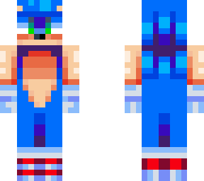 og sonic the hedgehog | Minecraft Skins