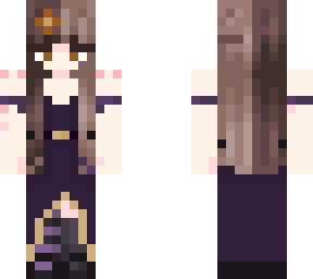 witch traumatized stocking | Minecraft Skin