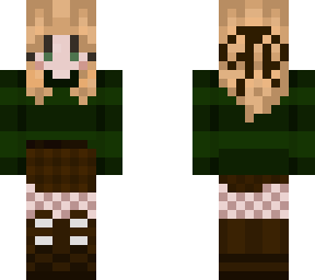 Blonde Grunge Style Girl | Minecraft Skin