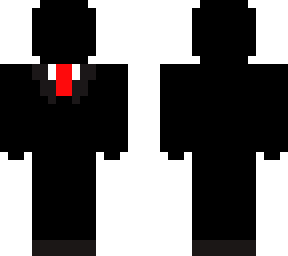 Cartoon Suit Base Red Tie | Minecraft Skin