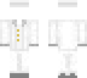 Fancy white suit | Minecraft Skin