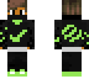 green Minecraft gamer boy V2 | Minecraft Skin