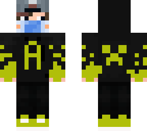 SmartyPie skin with A in mid | Minecraft Skin