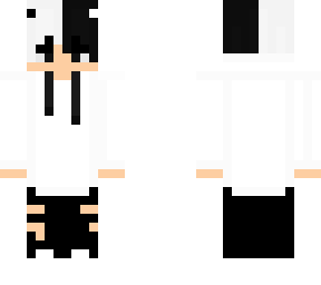 White And Black Devil | Minecraft Skin