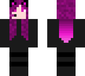 Black Gamer Girl | Minecraft Skin