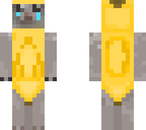 crying cat banana | Minecraft Skin