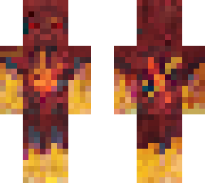 Fire steve | Minecraft Skin