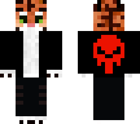 tigger skull jacket | Minecraft Skin