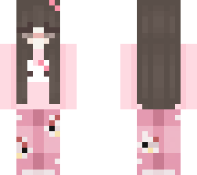 cutie hello kitty girl | Minecraft Skin