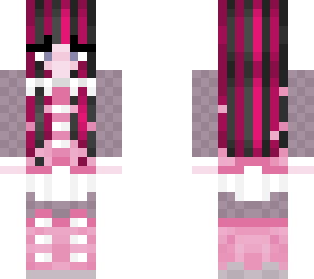 Draculaura-Monster High (Edited)- | Minecraft Skin