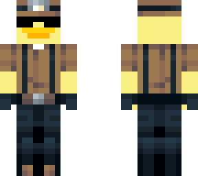 Duck Construction Worker | Minecraft Skin