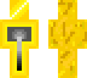 Golden Hammer | Minecraft Skin