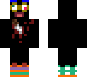 Stabbed Nerd With Zombie Hi-Horses | Minecraft Skin