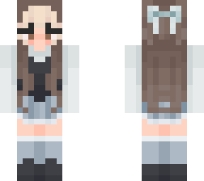 Ari Ariel vestido azul | Minecraft Skin