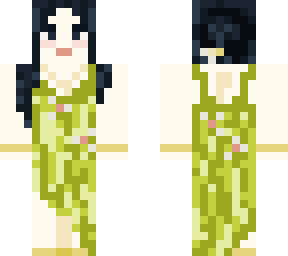 Black hair, dark eyes | Minecraft Skin