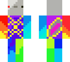 Elemental Cyborg Axolotl | Minecraft Skin