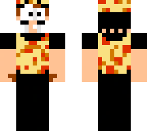 Peppino Spaghetti (Pizza Man Outfit) | Minecraft Skin