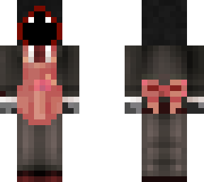 q!bbh with an apron and a suit | Minecraft Skin