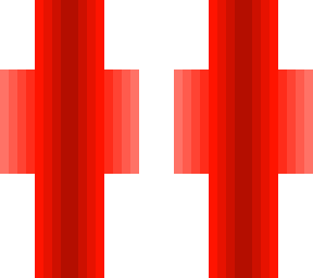 Red reverse vertical gradient | Minecraft Skin