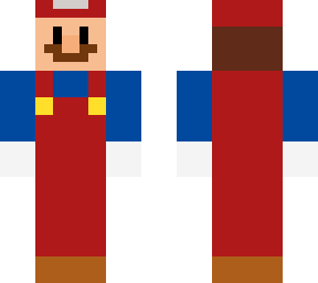 simplified mario | Minecraft Skin