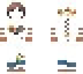 Sitting in a window on a rainy day | Minecraft Skin