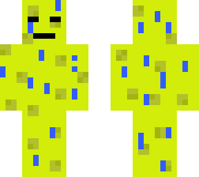 Sponge and wet sponge | Minecraft Skin
