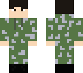 White KLMK Suit (No hood) | Minecraft Skin