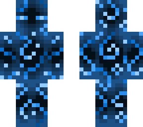 Blue enderman | Minecraft Skin