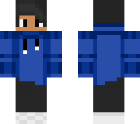 Blue hoodie skin | Minecraft Skin