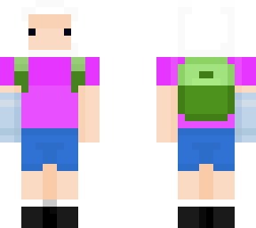 finn like like sweater | Minecraft Skin