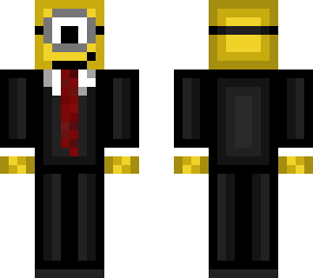 Gentleminion (Minion In A Suit) | Minecraft Skin
