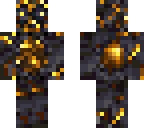 Gilded Blackstone Panda | Minecraft Skin
