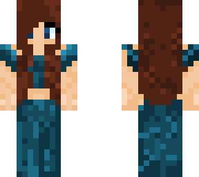 blue dress | Minecraft Skins