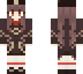 Hu Tao Skin!/Genshin Impact | Minecraft Skin