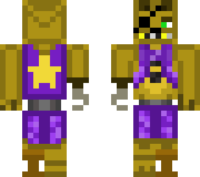 SpringFoxy FNAF (Devianart) | Minecraft Skin