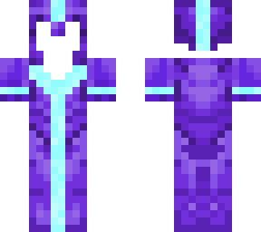 Trimmed enchanted armour | Minecraft Skin