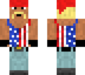 USA Hulk Hogan | Minecraft Skin