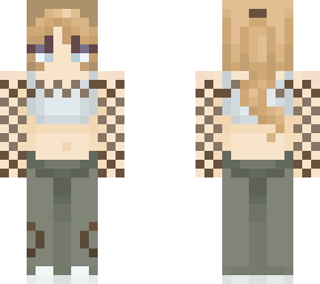Ash Grey | Harem | Minecraft Skin