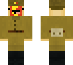 Completo sovietico ushanka | Minecraft Skin