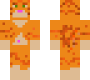 Orange Cat Skin Minecraft Planet