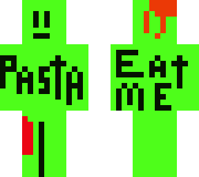 Pasta(Blood) | Minecraft Skin