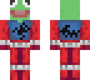 Scarlet Spider Kermit (Bicep Version) | Minecraft Skin