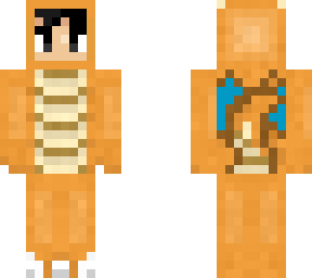 TrainerDario in a Dragonite outfit | Minecraft Skin