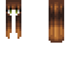 Female HB - Straight Brown Ombre | Minecraft Skin