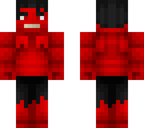 hulk vermelho | Minecraft Skin