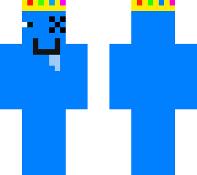 noob blue | Minecraft Skin