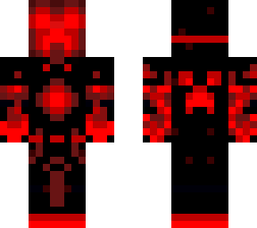 Red Fire Creeper | Minecraft Skin