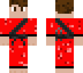 red karate robe | Minecraft Skin