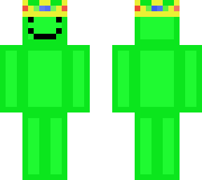slime guy (crown) | Minecraft Skin