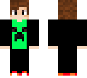 gamer boy with creeper | Minecraft Skins